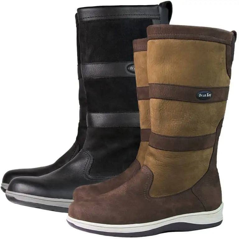 Orca Bay Triple Layer Handstitched Leather Sailing Boots - Storm Saili ...
